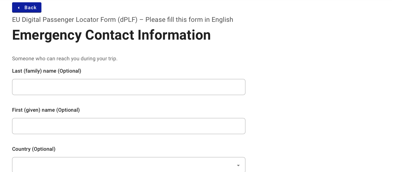 コロナ禍｜EU Digital Passenger Locator Formの作成手順！ヨーロッパ入国の際に必要｜チャオサリナ！