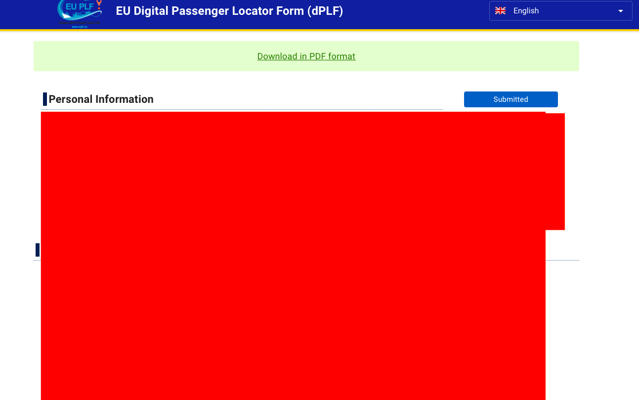 コロナ禍｜EU Digital Passenger Locator Formの作成手順！ヨーロッパ入国の際に必要｜チャオサリナ！
